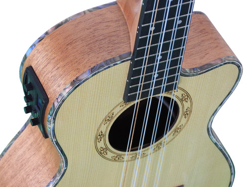 UKSPRUCECUT 8STRING | Freshman Guitars