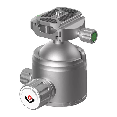 Rokstad ARCA & Picatinny Ball Head For Floor Standing Shooting Tripods ...