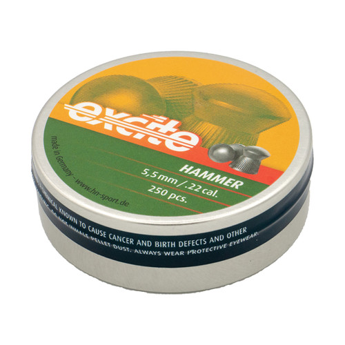 H&N Excite Hammer 5.5mm (.22) pellets (x250) | Vector Air