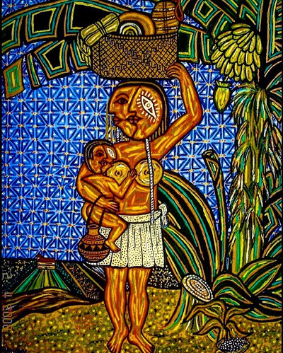 Mulher Tupi com a Criança/Tupi woman with the child | Marcos Anthony