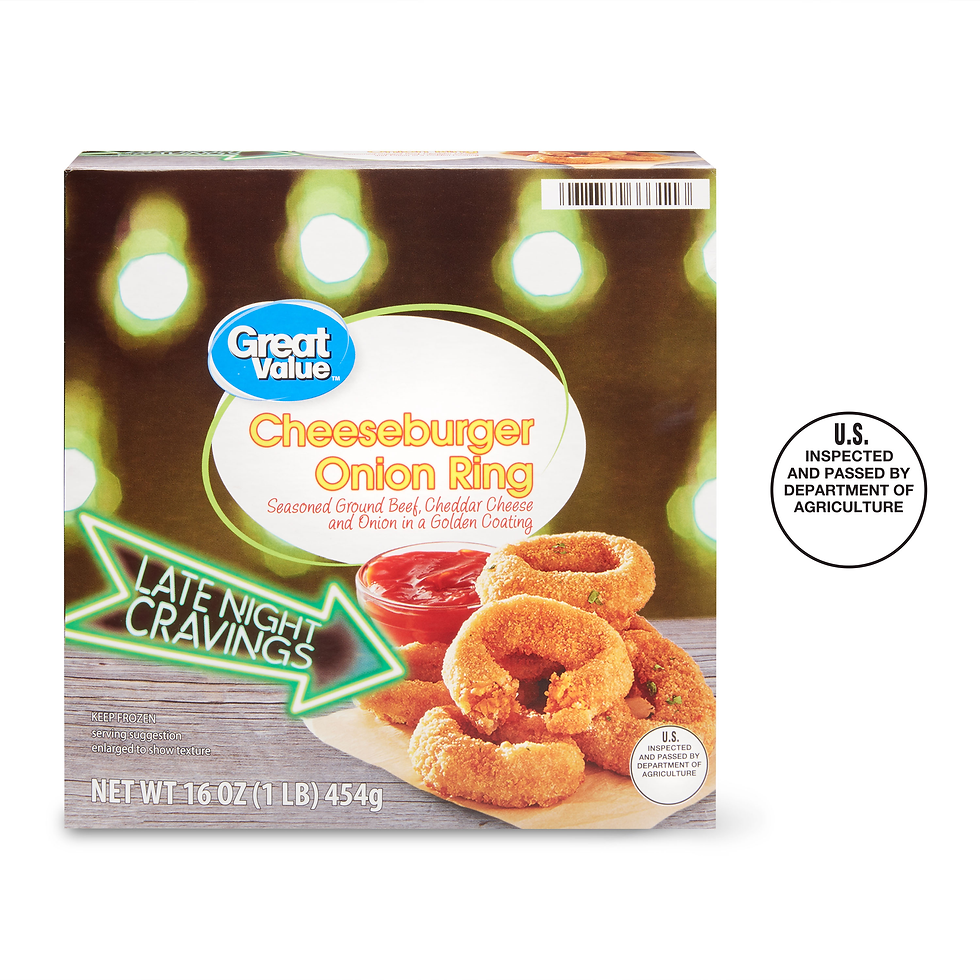 Great Value Cheeseburger Onion Rings - Air Fryer