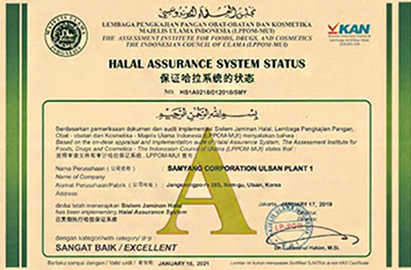 TRILITE has achieved HALAL certification from MUI, Indonesia.