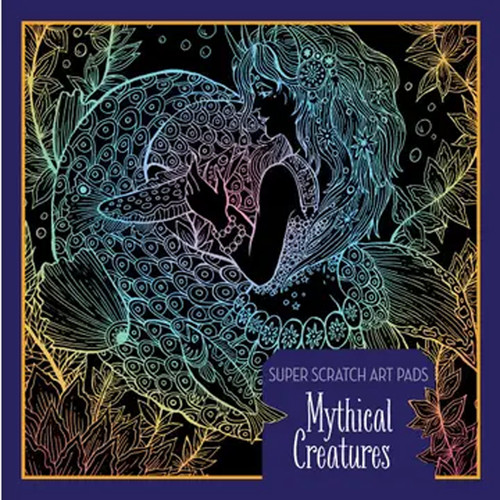 Mythical Creatures-Scratch Art Pads | SASSFLO