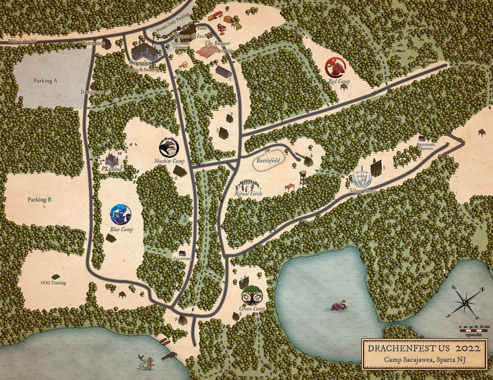 Camp Map (2022) | DrachenFest US