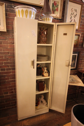 Vintage Metal Pantry Cabinet