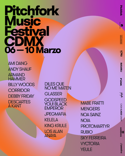Conoce el Line Up completo del Pitchfork Music Festival CMDX