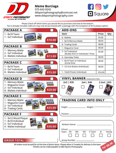 Traditional Package C | D & D