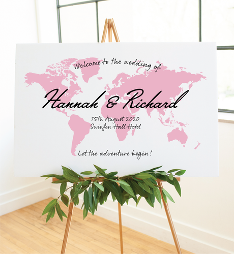 Welcome Sign - Travel Theme | Paper Adventure Co