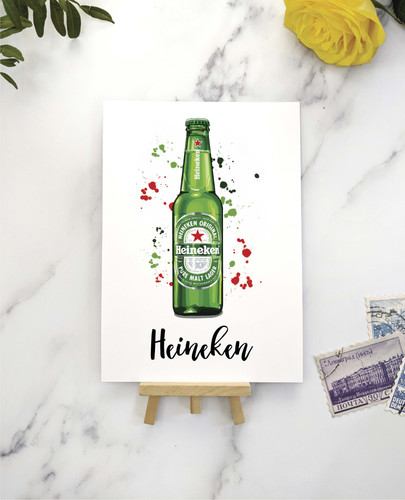 Beer bottle table names | Paper Adventure Co
