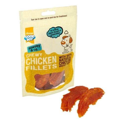 Good Boy Chewy Chicken Fillets Dog Treats 80g | Jay's Pet Foods