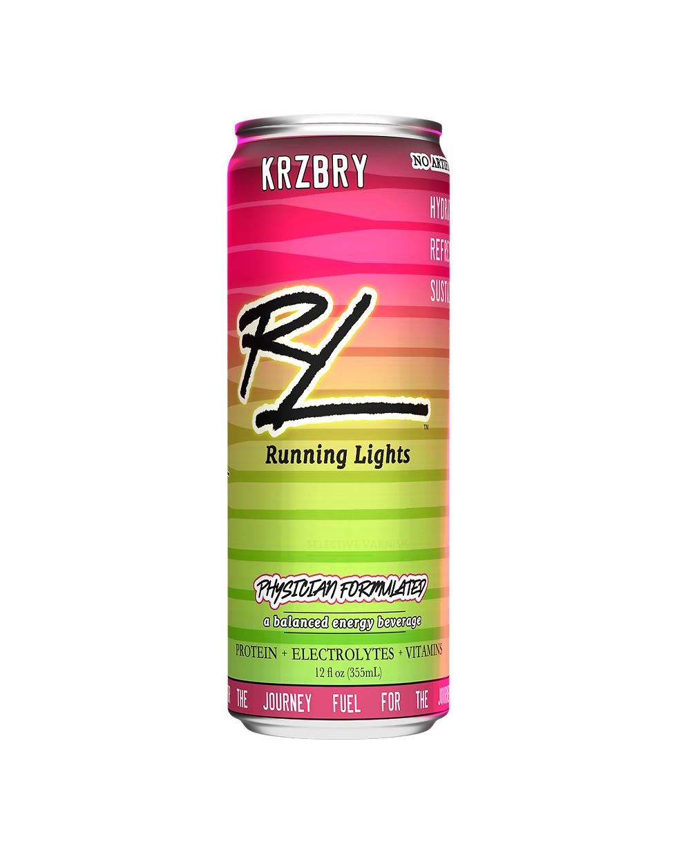 Running Lights Beverage | Natural Energy Drink for a Balanced Boost