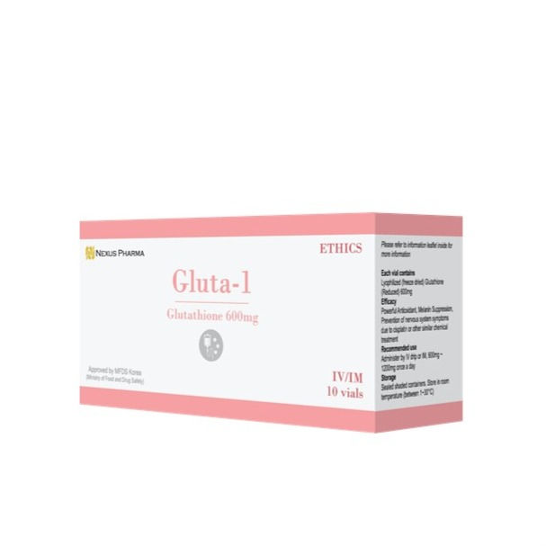 Gluta-1 (Glutathione 600mg) | Nexus Pharma