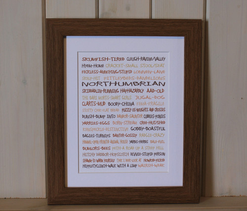 NORTHUMBRIAN WORDS | CastlesKeepsakes