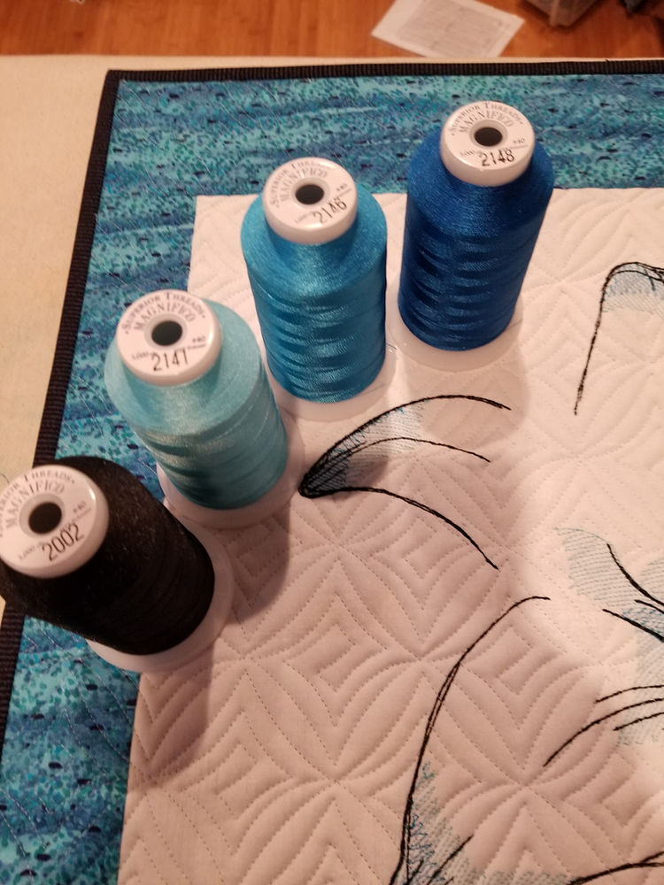 Long Arm Embroidery, part 1, the Pretty