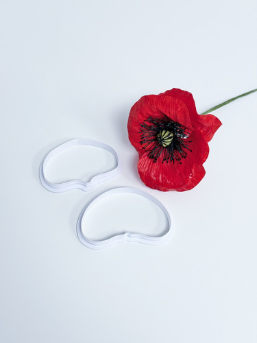 Poppy Petals Cutter | cakes-n-crafts