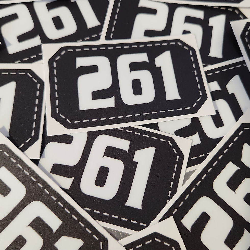 Custom Truck Tag Decal | Redline Graphics