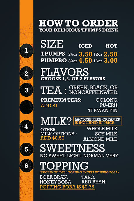 MENU | Tpumps