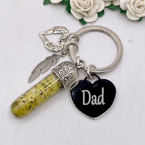Resin Drop Key-ring for Ashes | foxy keepsakes