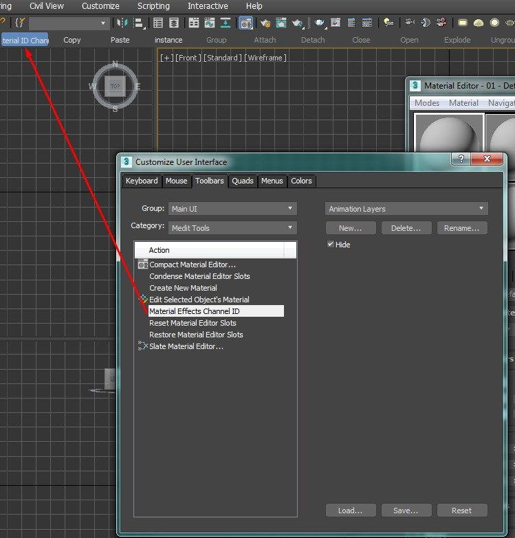 How to use more than 16 Material ID Channels in 3DS Max