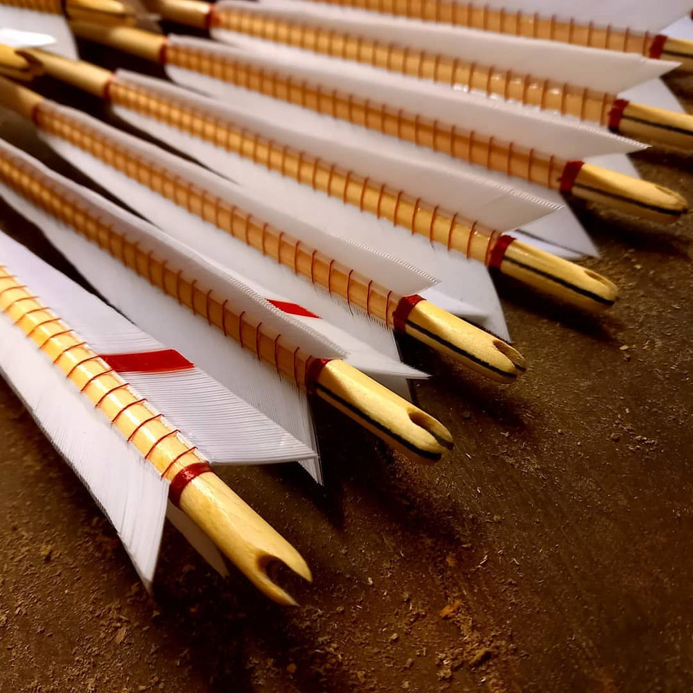 Two sets of mini warbow arrows for Tobias Capwell and his sons, to be ...