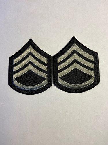 Los Angeles Police Rank Patches Sergeant 2. One Pair. | redroosterusa1.com