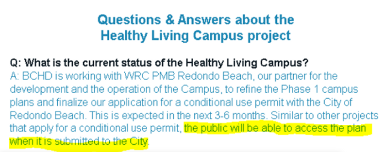 BCHD Ministry of Propaganda Series: Planning the 80% to 95% Non ...