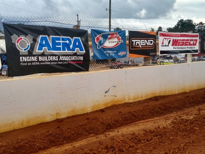 Banners at the Track - Volunteer Speedway