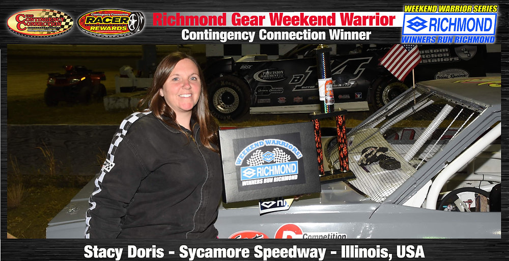 Stacy Doris wins $250 Richmond Gear Prize Package