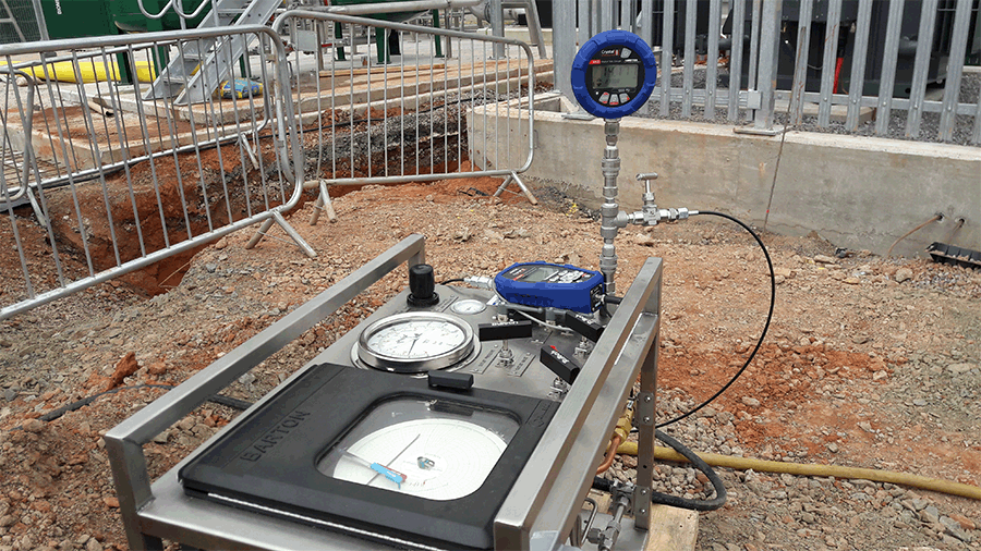 Hydrostatic Pressure Testing | Adroit Utilities Ltd