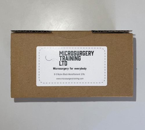 Box of 8-0 monofilament sutures (100 pieces) | MicrosurgeryTraining