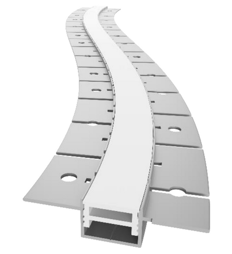 PLASTER FLEXIBLE ALUMINIUM PROFILE (SE-P6015) | Everglow Lighting