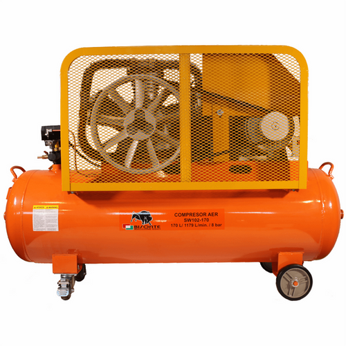 Compresor electric cu ulei bisonte SW102-170, debit aer 1.179 l/min ...