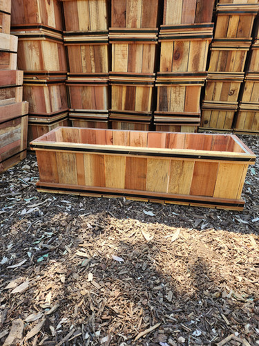 Wooden planter 48 inch rectangle | Trees Outlet Online