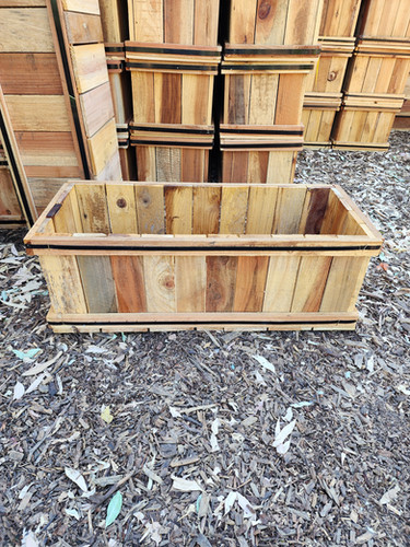 Wooden planter 36 inch rectangle | Trees Outlet Online