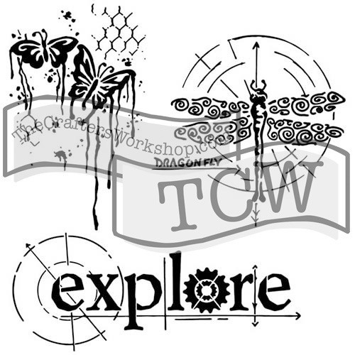 TCW - 6x6 - "Mini Winged Exploration" | ShazArt Crafts