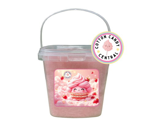Strawberry Shortcake Cotton Candy Bucket | Cotton Candy Central