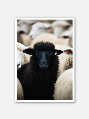 Black Sheep Poster | LøvskogPrints
