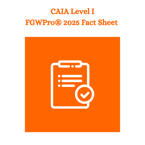 CAIA Level 1 - FGWPro® Fact Sheet | FutureGreenWorld