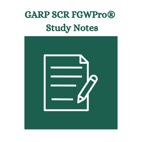 GARP SCR FGWPro® 2026 Study Notes | FutureGreenWorld