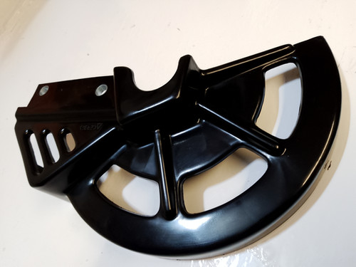 Black front disc guard | H&D Racing