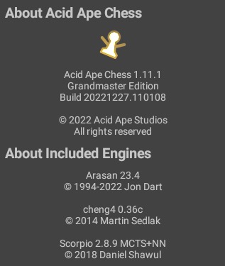 Acid Ape Chess GM Edition - review