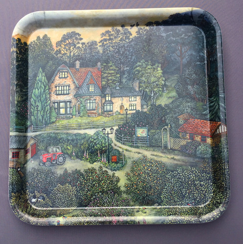 Pensychnant Square Tray featuring Barbara Winrow original print ...