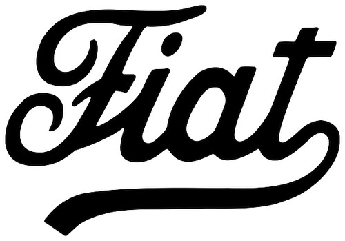 Fiat metal sign | Echoes of the Past