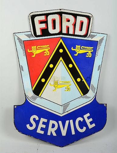 Ford Service metal sign | Echoes of the Past