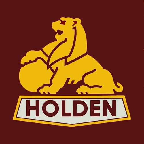 Holden (gold lion) car magnet | Echoes of the Past