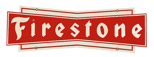 Firestone metal sign | Echoes of the Past