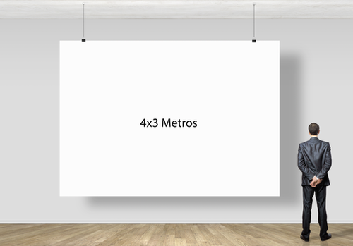 Impresión en Banner, Mesh, Tela 4x3 metros | Zarate Publicidad