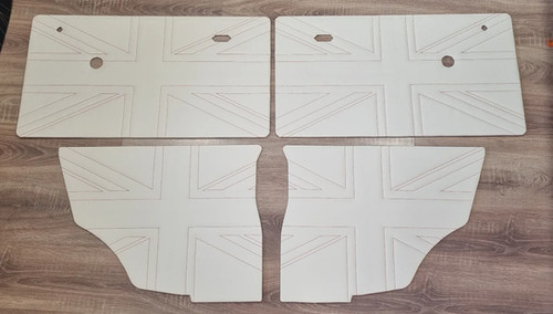 Classic Mini Union Jack Door Card Set | Stitched Up