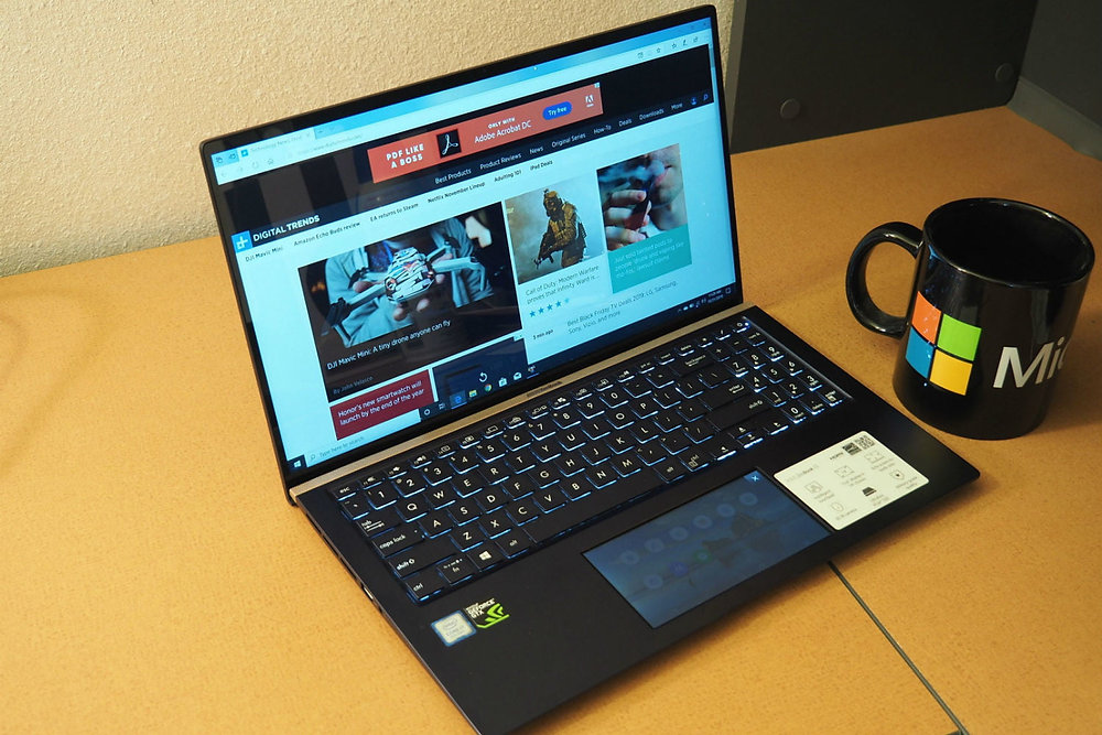 เปลี่ยนรูปแบบใหม่ ASUS ZenBook 15 (UX534) เพิ่มScreenPad 2.0