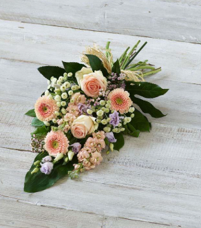 Beautiful Funeral Sheaf - Mixed Flowers | Daisy Chains Floristry